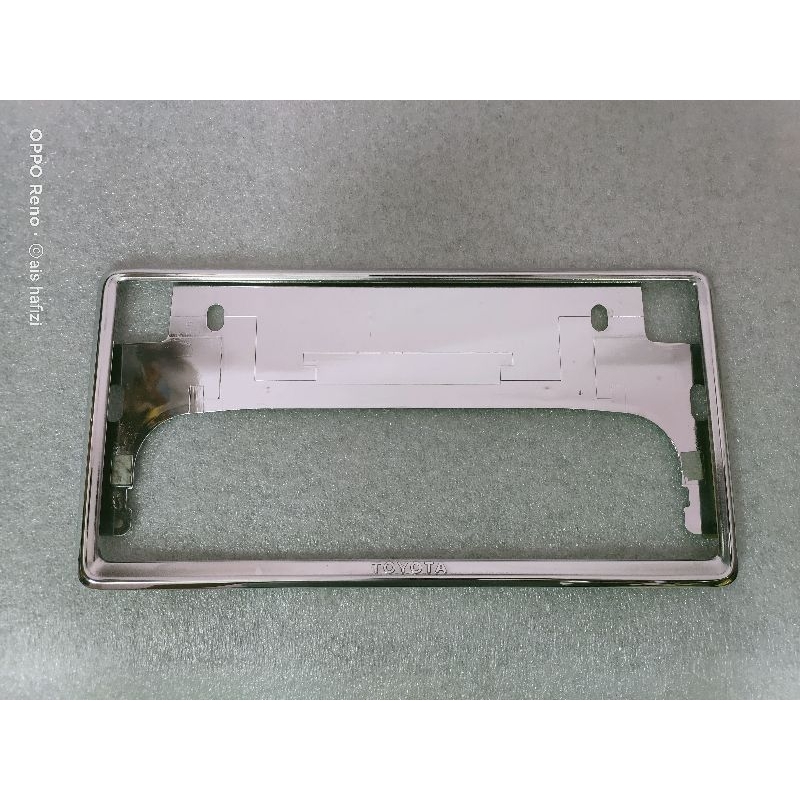toyota frame plat chrome original used japan | Shopee Malaysia
