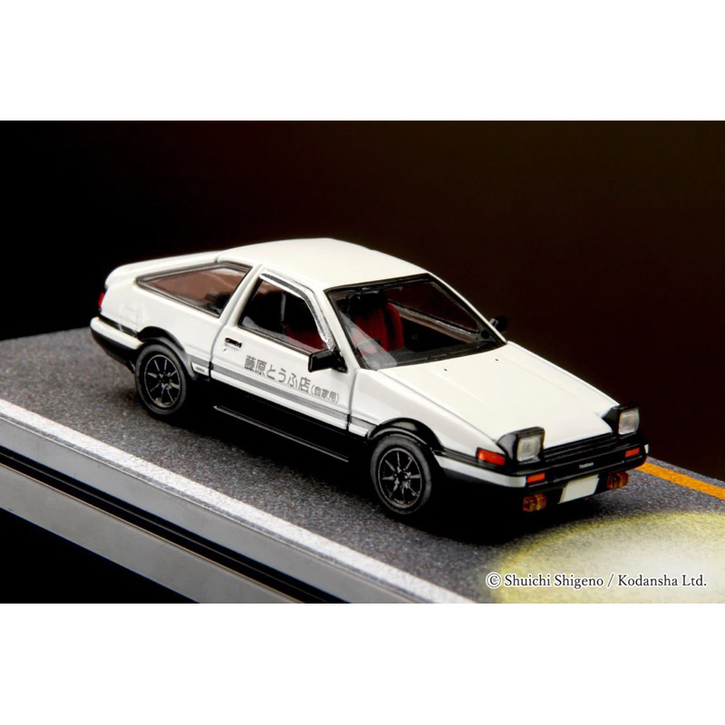 HOBBY JAPAN 1:64 Initial D Toyota Sprinter Trueno GT-Apex AE86 Open ...