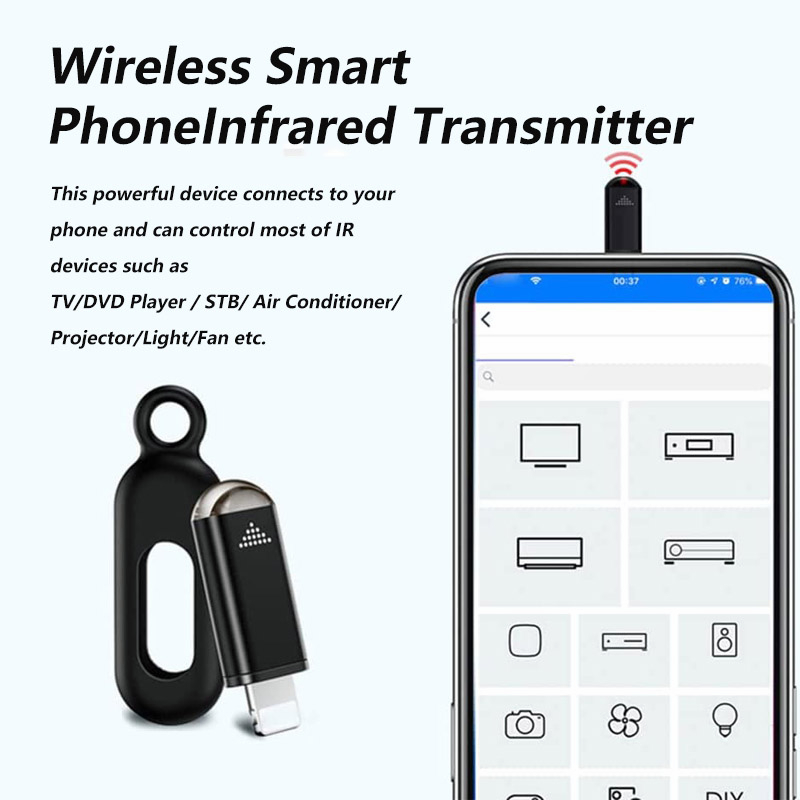 MINI phone IR Remote Controller Type C ios Adapter Smartphone Infrared ...