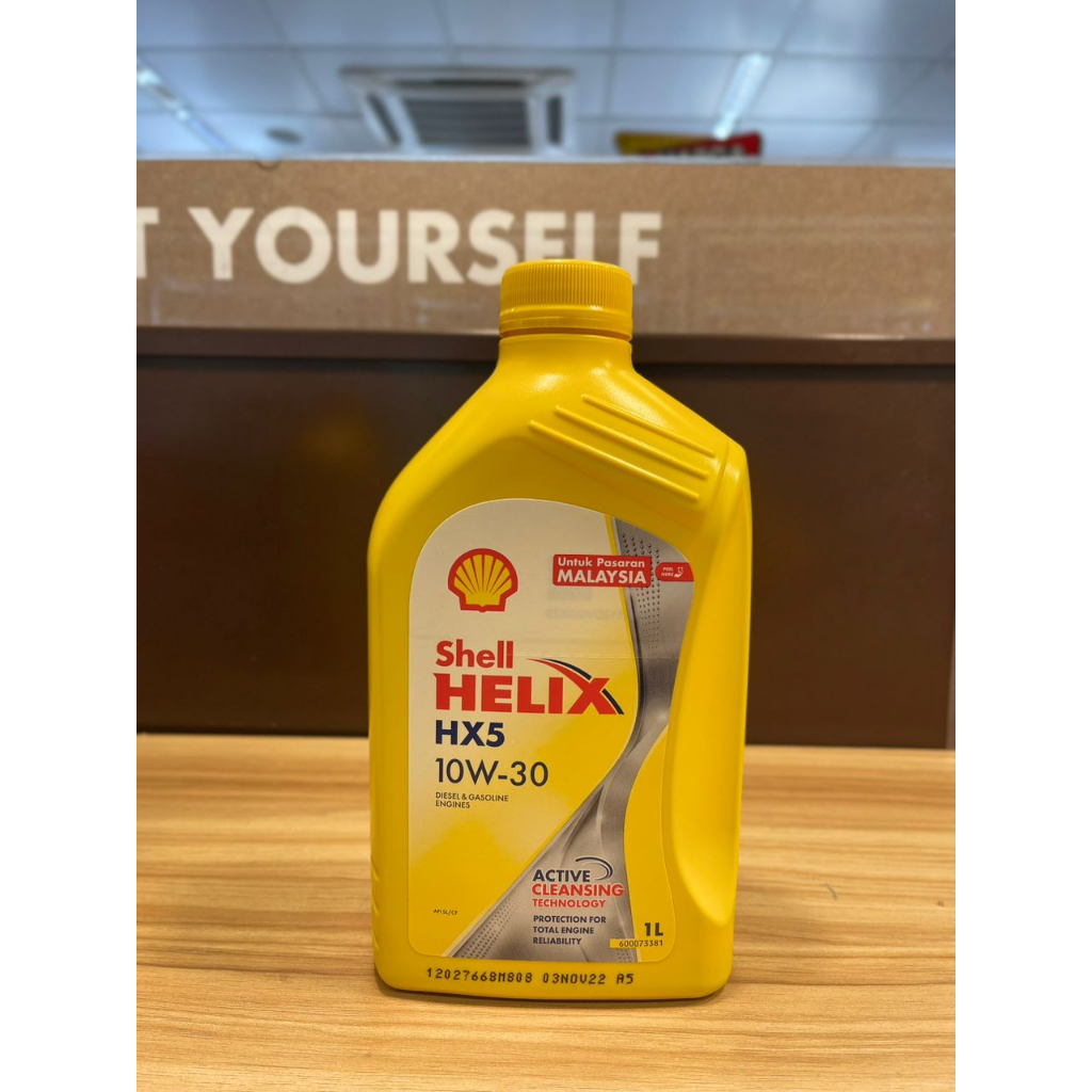SHELL HELIX HX5 10W-30 (1L)(100% ORIGINAL LUBRICANT OIL FROM PETROL ...