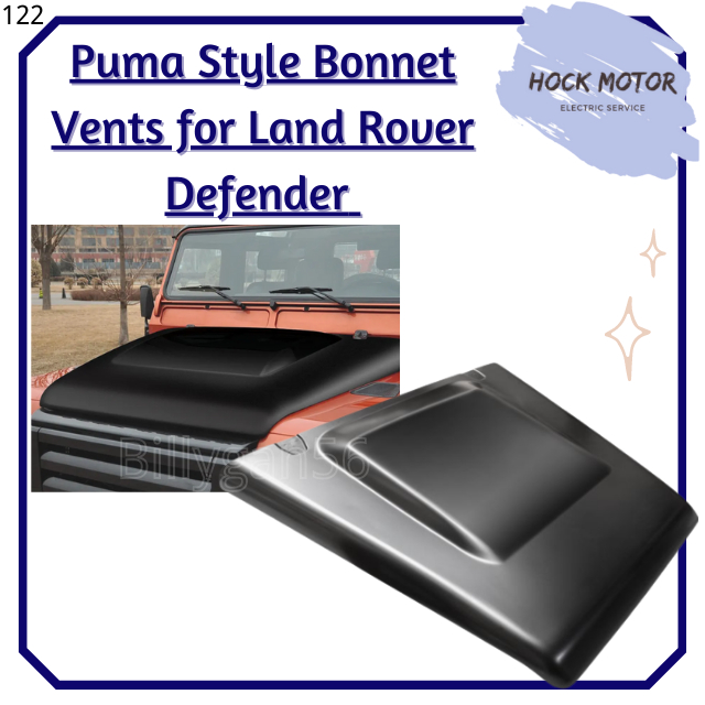 Steel Land Rover Defender Puma Bonnet Vents | Shopee Malaysia