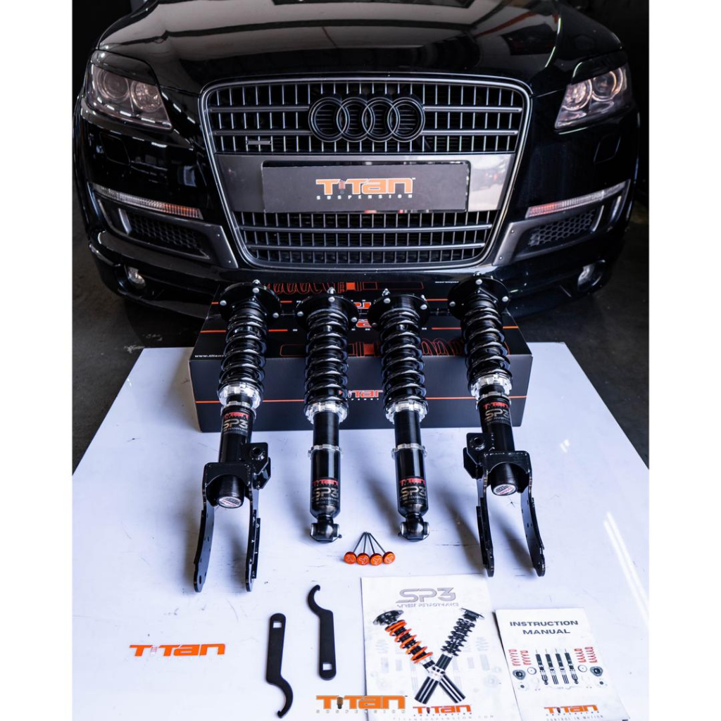 ( 2 Year Warranty ) TiTAN SP-3 ON AUDI "Q7 "Shock Absorber Coilover ...