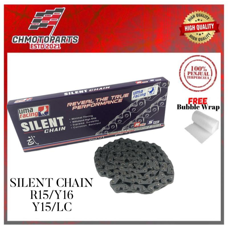 UMA RACING TIMING SILENT CHAIN 96L / 98L LC135 V1-V7 / FZ150 / Y15 V1 ...