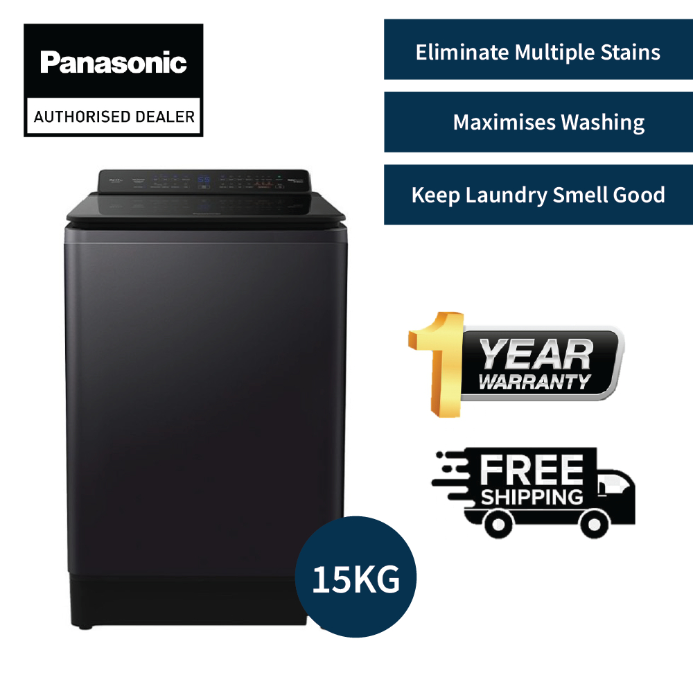 Panasonic Top Load Washer Econavi StainMaster+ ActiveFoam (16kg) NA ...