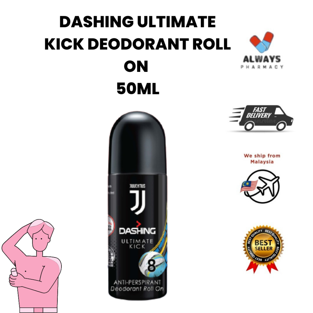 DASHING ULTIMATE KICK DEODORANT ROLL ON 50ML | Shopee Malaysia