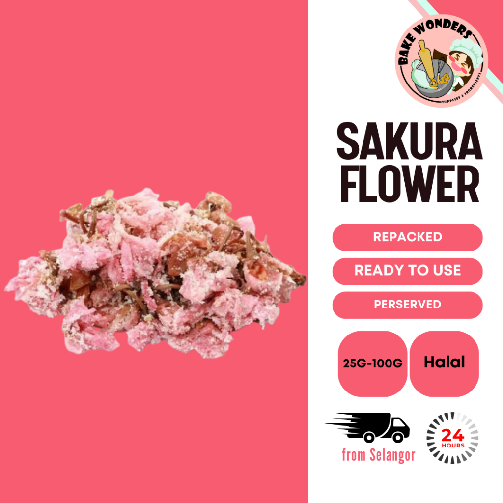 Sakura Flower/ Cherry Blossoms/ Preserved Sakura Flower/ Pickled Sakura ...