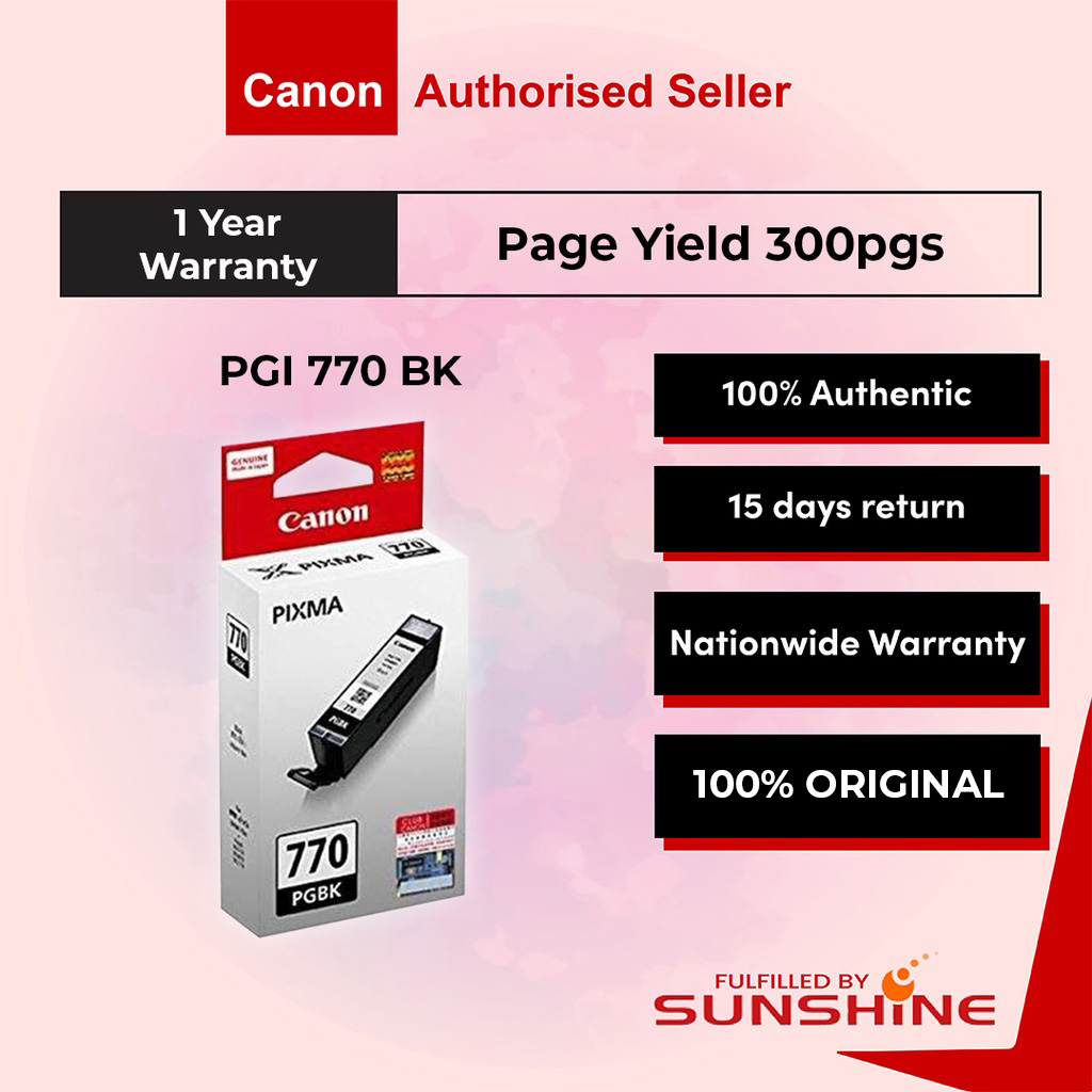 CANON PGI-770/CLI-771 INK CARTRIDGE | Shopee Malaysia