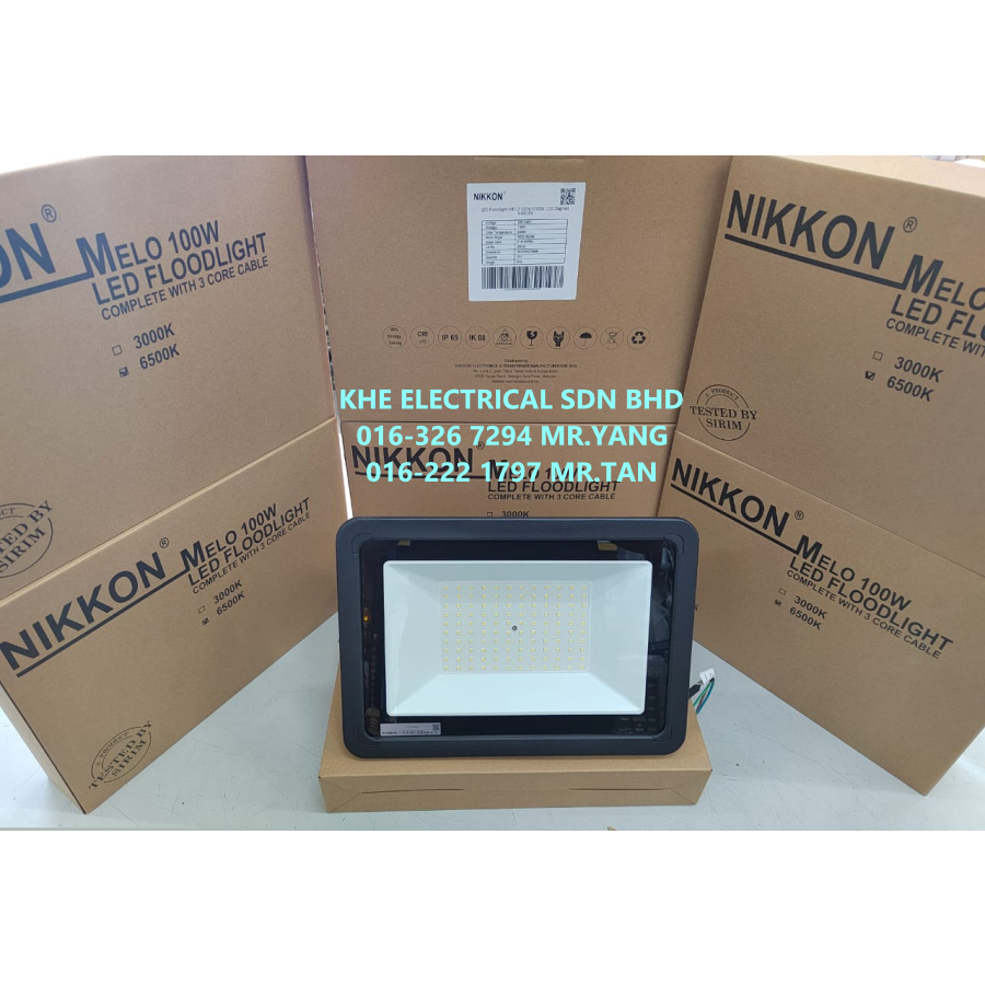 NIKKON MELO/MADON 50W/100W IP66 LED FLOOD LIGHT | Shopee Malaysia