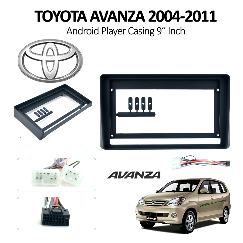 Toyota Avanza 2003 - 2010 - 9 Inch Android Big Screen Player Casing ...