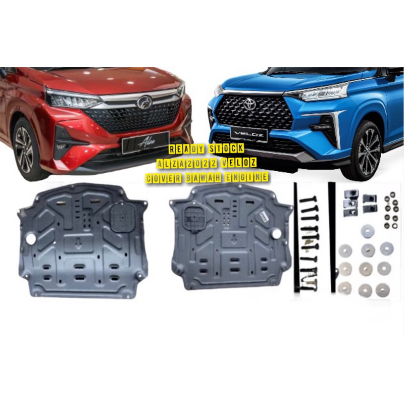 penutup bawah enjin guard bonnet alza 2022 veloz engine bottom cover ...