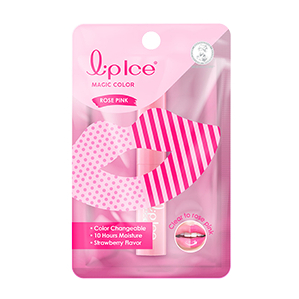 LipIce Magic Color ROSE PINK Lip Balm 2g (Strawberry) | Shopee Malaysia