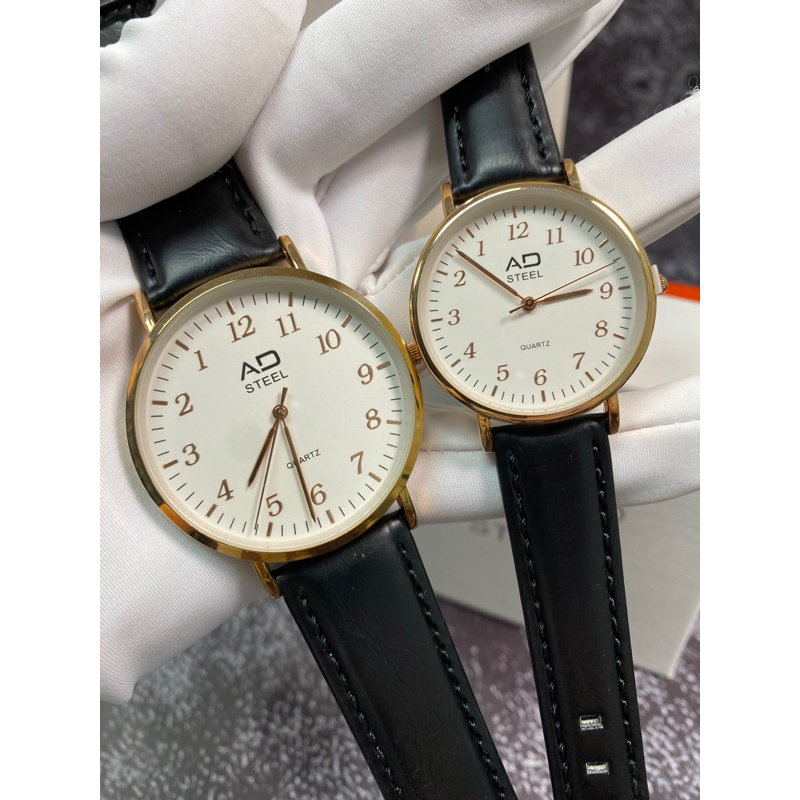 Original AD STEEL Jam Tawaf tulisan Arab Jawi Anticlockwise Unisex ...