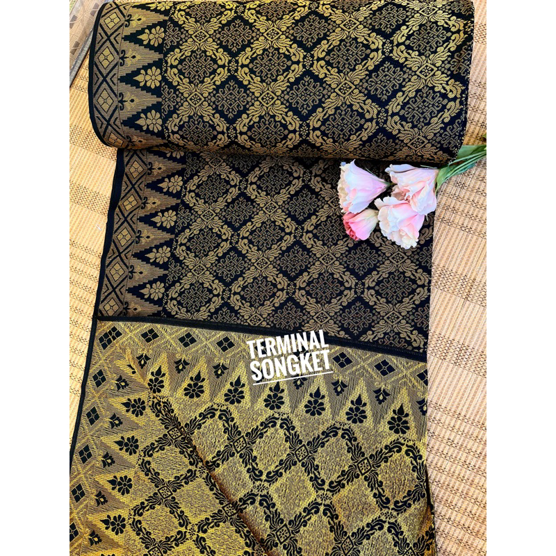 SONGKET TENUN ASLI, Kain Pasang Songket Penuh, Songket Meter Ready Stock | Shopee Malaysia