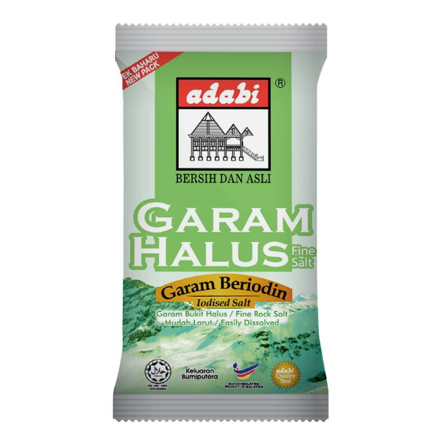 Adabi Fine Iodised Salt / Garam Halus Beriodin 400gm | Shopee Malaysia