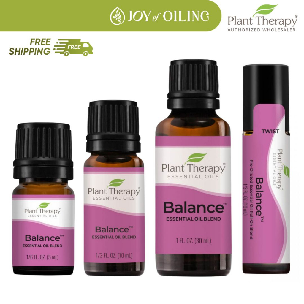 PLANT THERAPY Balance Essential Oil Blend (5ml/10ml/30ml/Prediluted ...