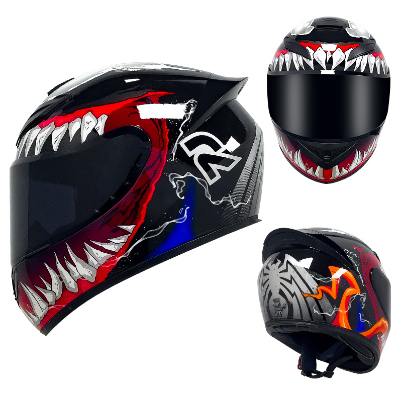 [Malaysia Ready Stock] SPR Motorcycle Helmet Full Face Helmet Topi ...
