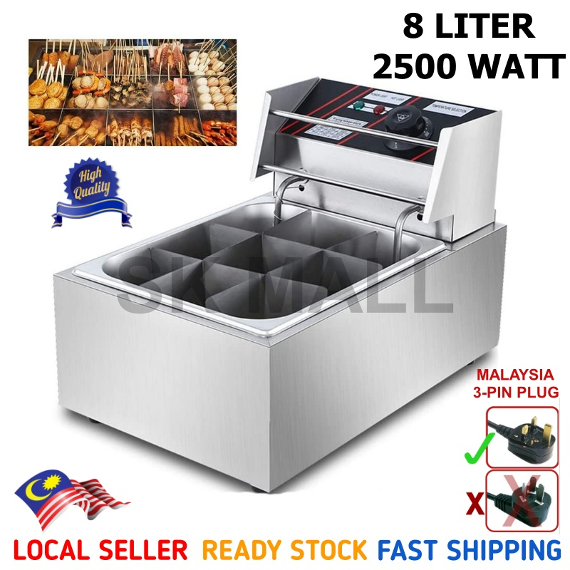 9 Partition 8L Electric Oden Cooker Stainless Steel Automatic Kanto ...