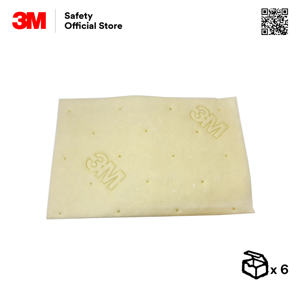3M™ C-PD914DD Chemical Sorbent Pad (23.5cm x 36.8cm)/ Spill Management ...