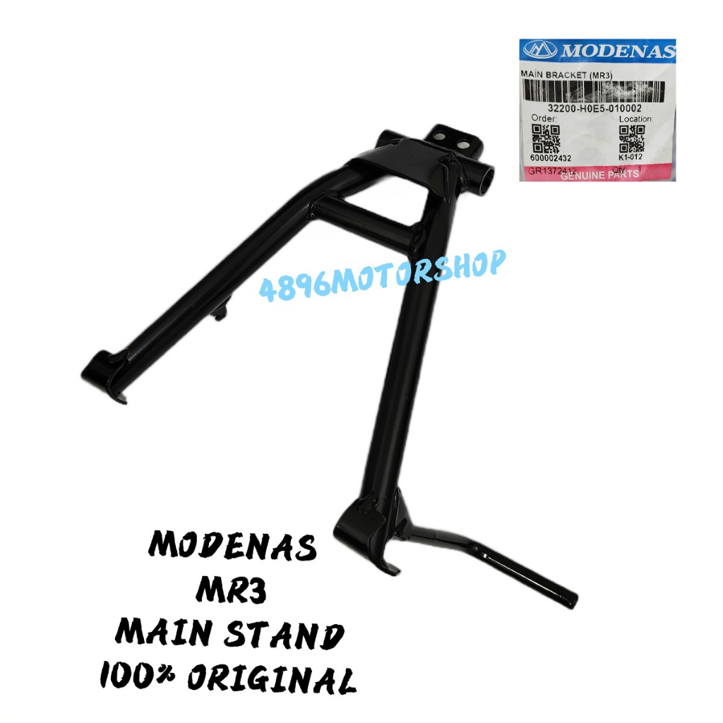 100% ORIGINAL MODENAS MR3 MR2 KRISS110 EURO 3 MAIN STAND / DOUBLE STAND ...