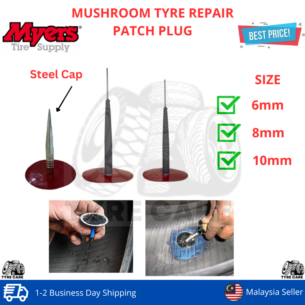 MYERS MUSHRROM TYRE REPAIR PATCHES PLUG | Shopee Malaysia