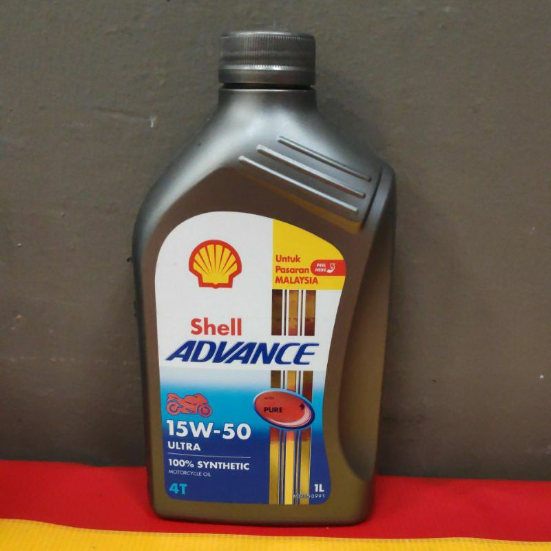 SHELL ADVANCE ULTRA 15W 50 FULLY | Shopee Malaysia