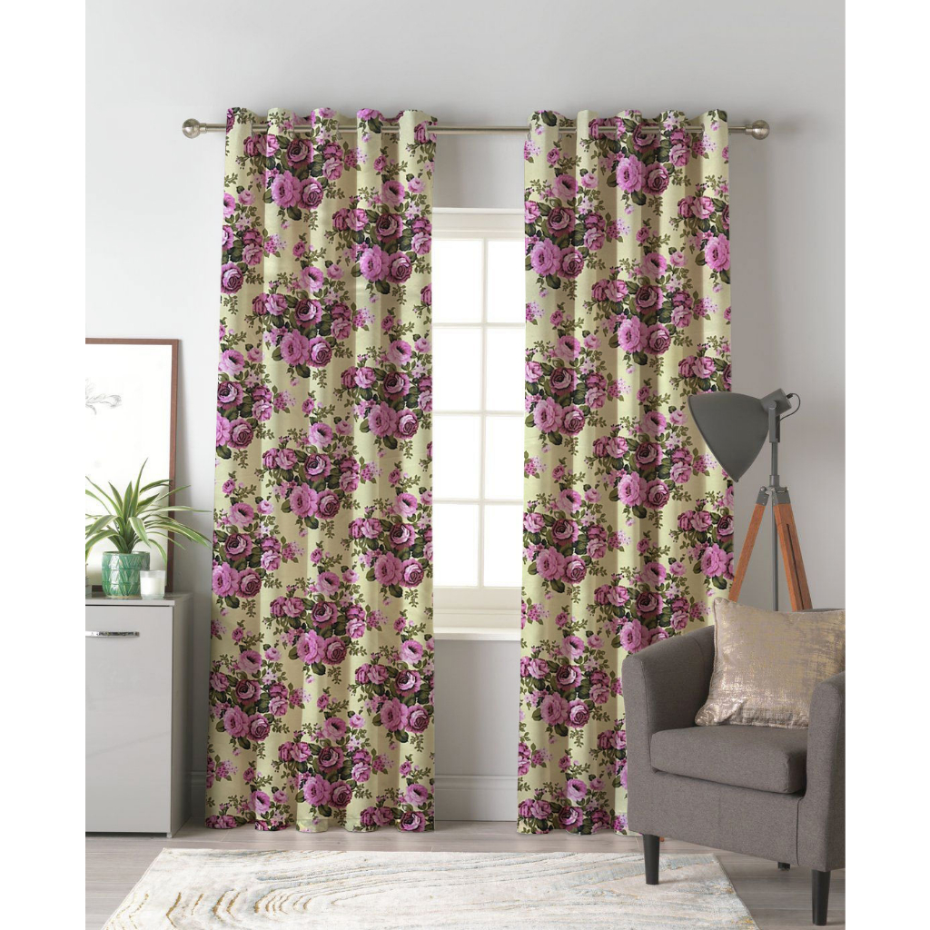 N7 PINK BELACAN - Nana Curtain Langsir Bercorak / Langsir Rumah ...