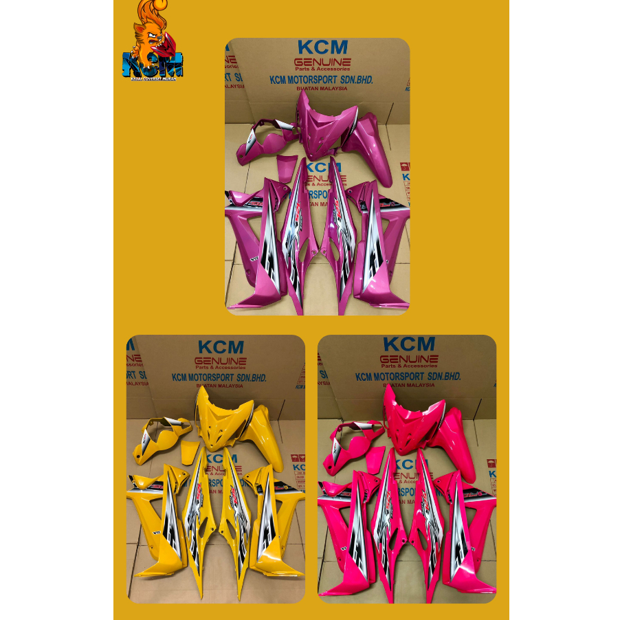 COVER SET MOTOR FULL BODY SET WAVE 125X/W125X ULTIMO | Shopee Malaysia