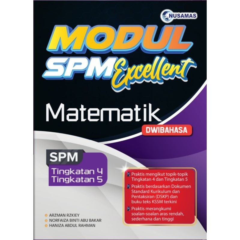 [2023] Buku Latihan MODUL SPM Excellent Matematik Dwibahasa KSSM ...