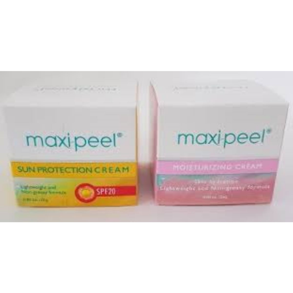 Maxi Peel Sunblock Cream / Moisturizing Cream 25g | Shopee Malaysia