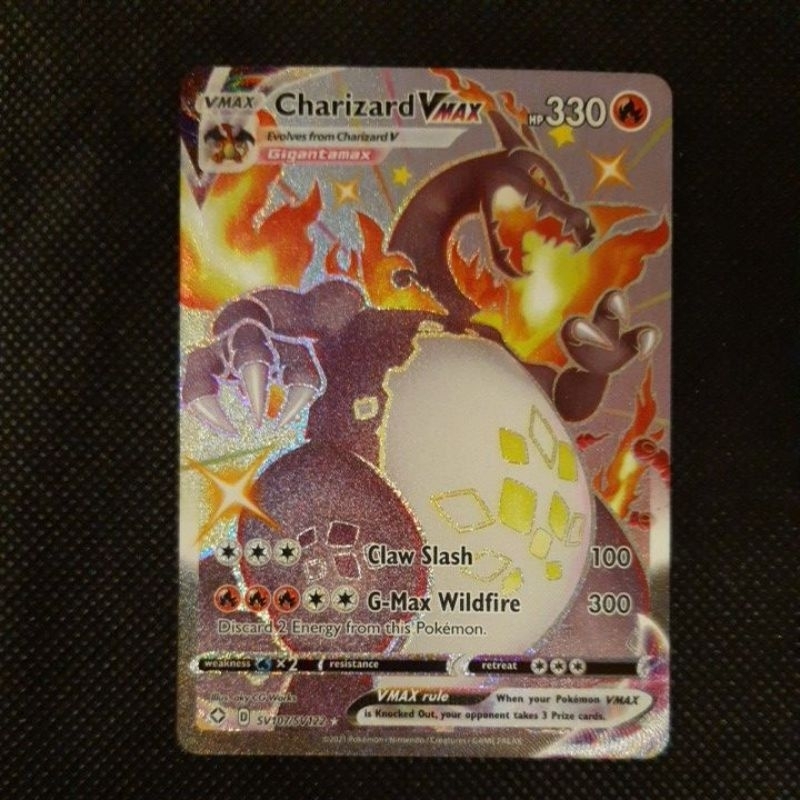 Pokemon Card TCG: Shining Fates: Shining Charizard VMAX SV107/SV122 ...