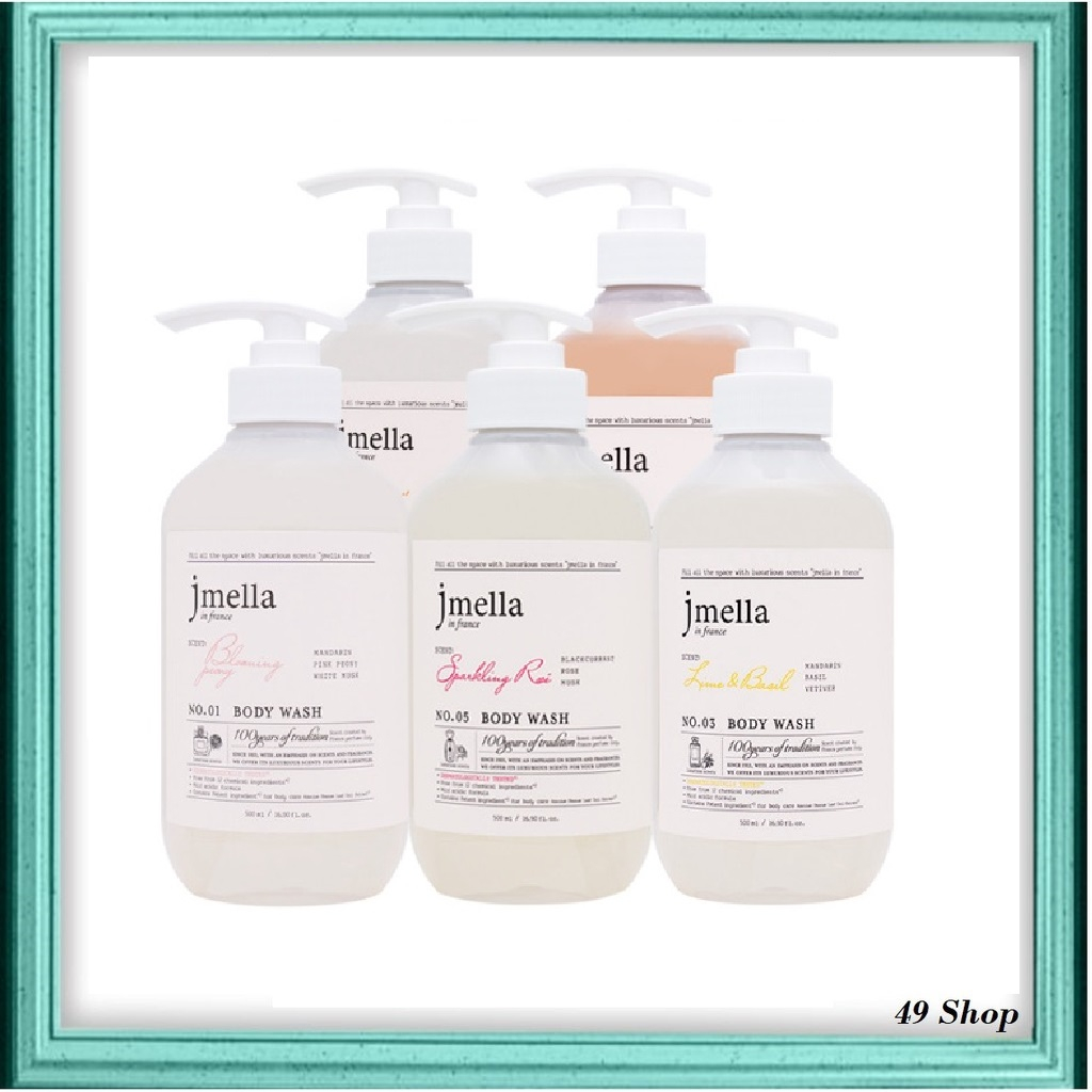 【Ready Stock】 Jmella in france Body Wash / Body Lotion 500ml Shower gel ...