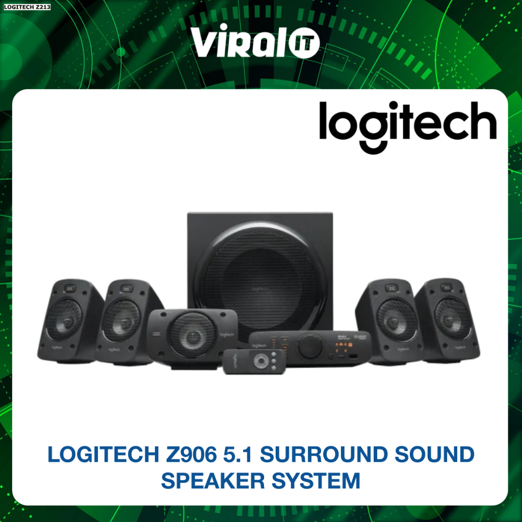 LOGITECH Z906 5.1 SURROUND SOUND SPEAKER SYSTEM (980-000468) | Shopee Malaysia
