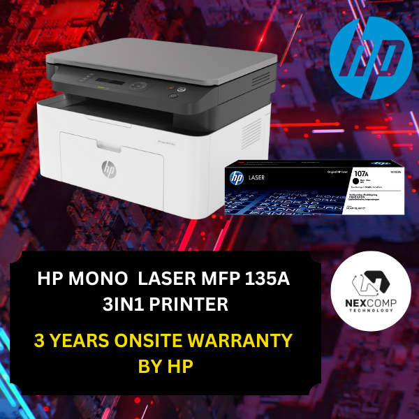 HP MONO LASER MFP 135A PRINTER | Shopee Malaysia