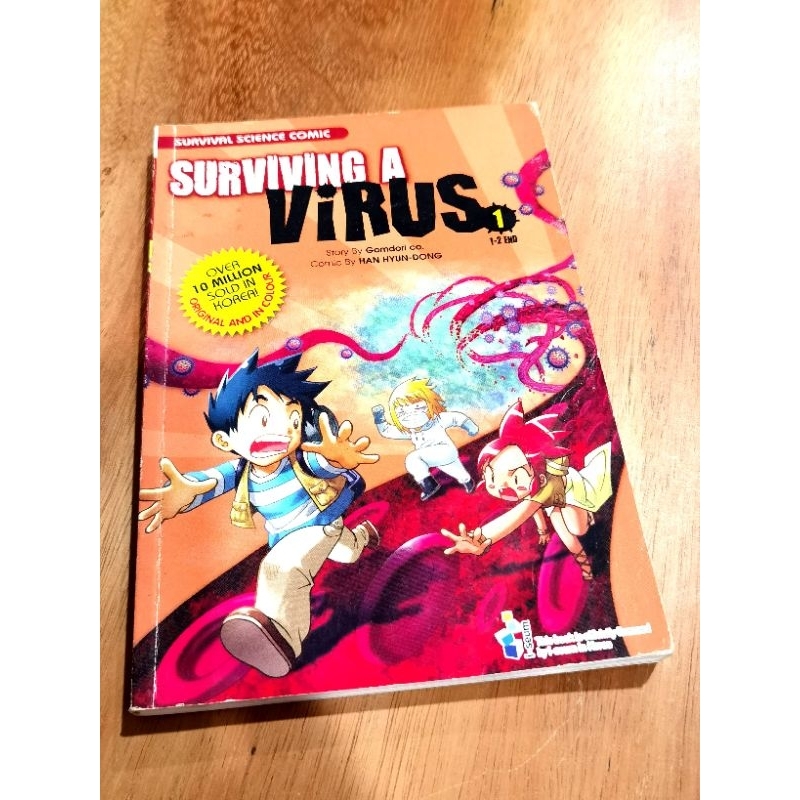 Surviving A Virus 1 Survival Science Comic Children Learning Book Komik ...