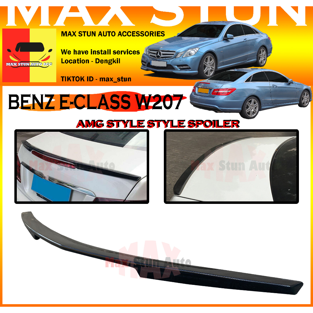 MERCEDES BENZ E-CLASS W207 COUPE AMG SPOILER DUCKTAIL BZ E CLASS E ...