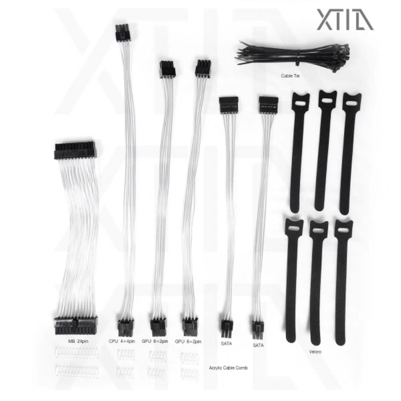 【XTIA custom module cable】Graphic card cable hard disk power supply cable module power supply ...