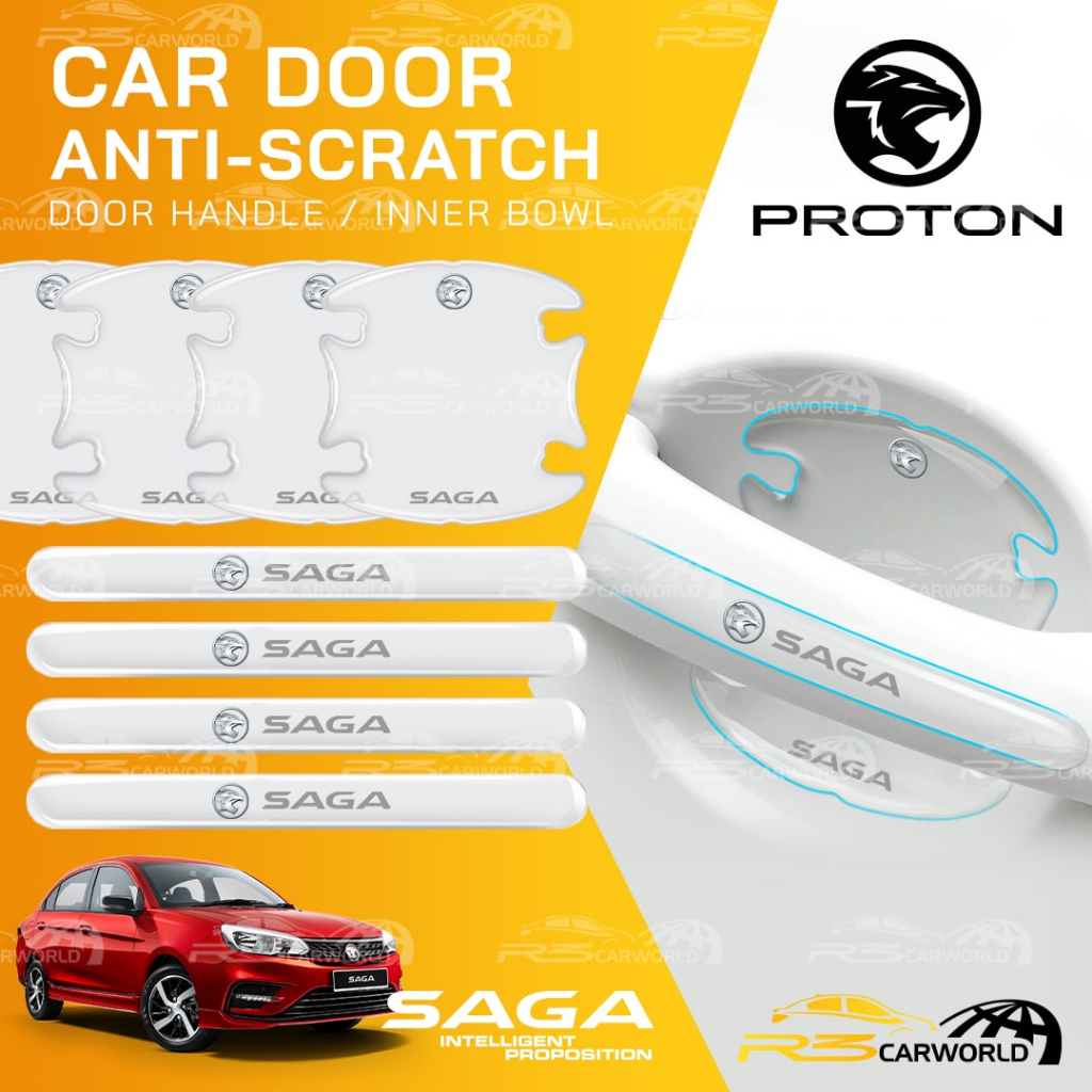 𝗗𝗢𝗢𝗥 𝗛𝗔𝗡𝗗𝗟𝗘 Anti Scratch Proton SAGA VVT MC2 Accessori Accessories R3 ...