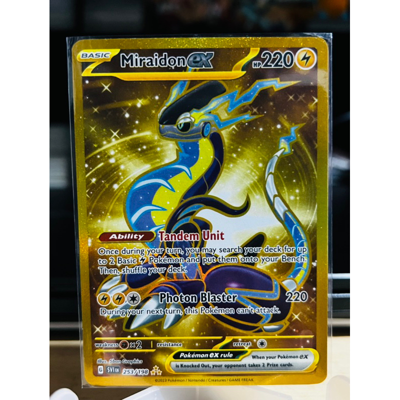 Pokemon TCG Miraidon eX 253/198 Scarlet Violet | Shopee Malaysia
