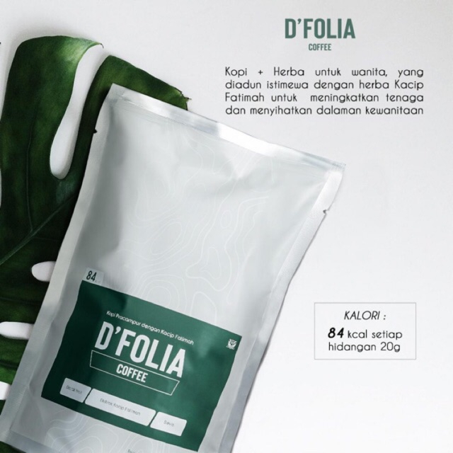 D'FOLIA COFFEE 💯 SENDAYU TINGGI SUPPLEMENT KOPI D'FOLIA KACIP FATIMAH ...