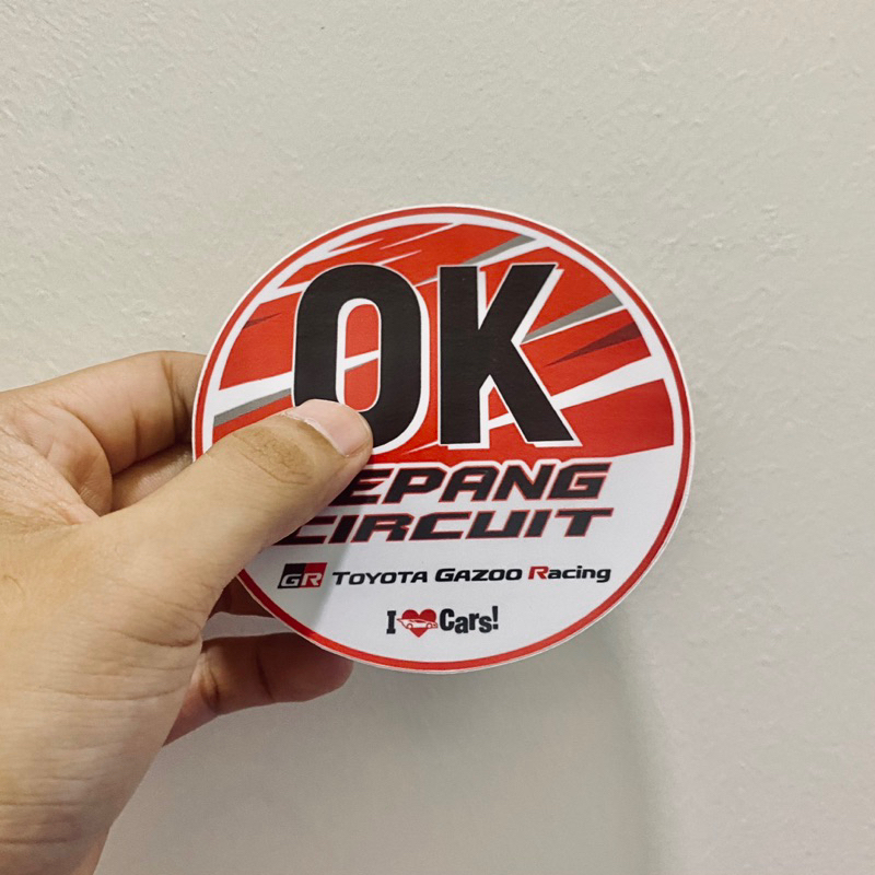 STICKER OK SEPANG JDM TGR TOYOTA GAZOO RACING GR GRS TRD Toyota ...