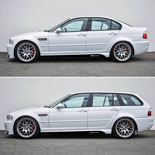 BMW E46 Side Stripe Sticker / Decal (High Quality Sticker) | Shopee ...