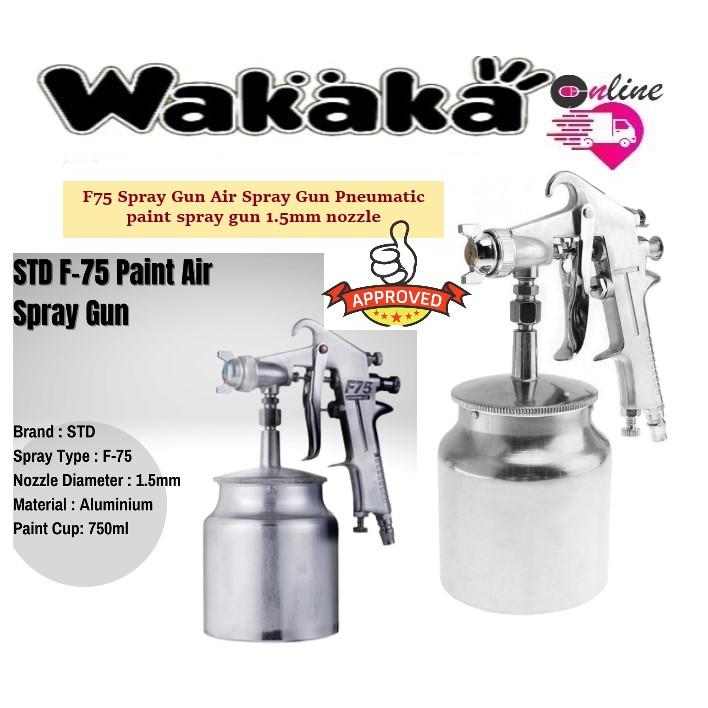 F75 Spray Gun Air Spray Gun | Shopee Malaysia