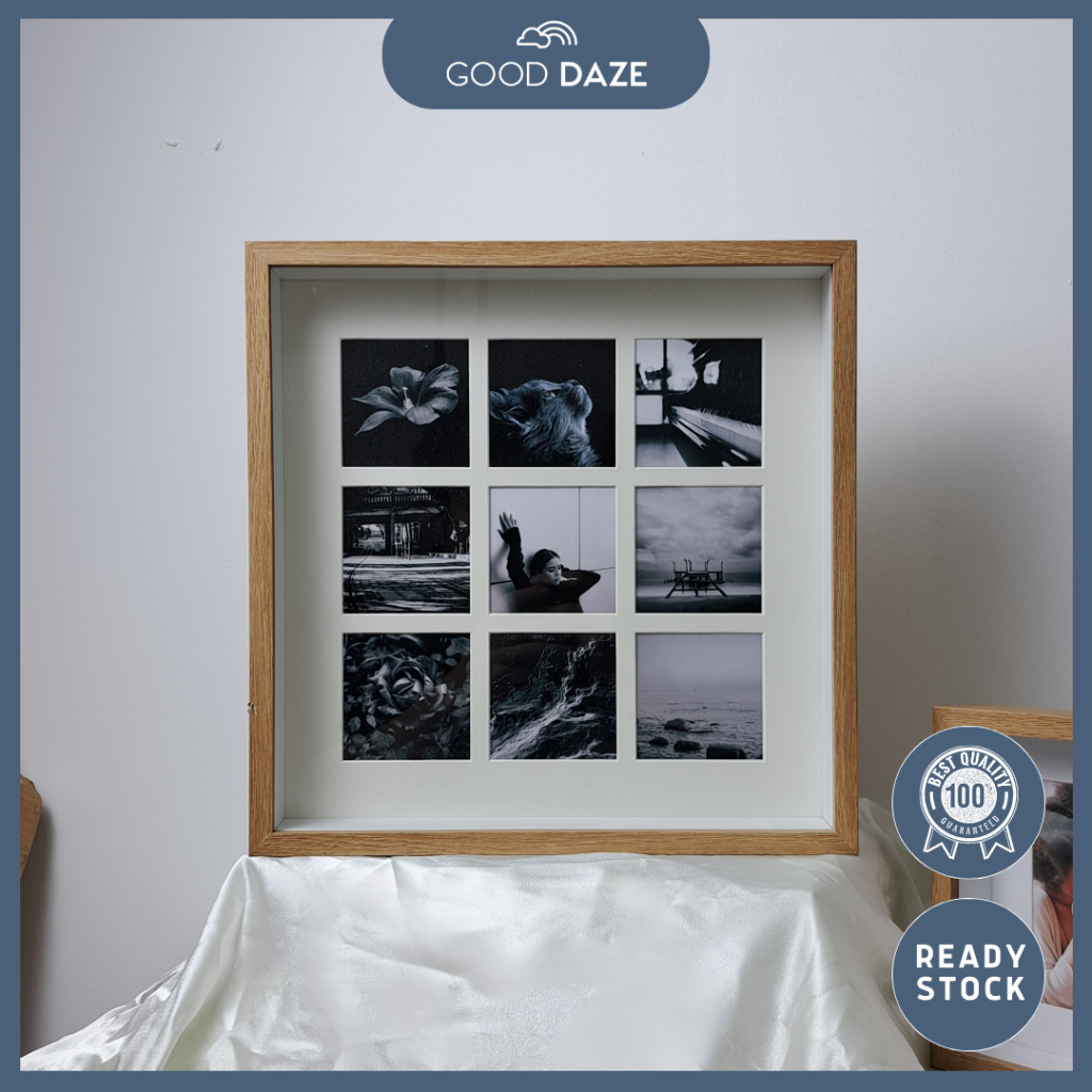 GOOD DAZE 3D Square Photo Frame Collage Photo Frame Custom Frame 九宫格相框 四宫格相框 四方相框 Frem Gambar ...