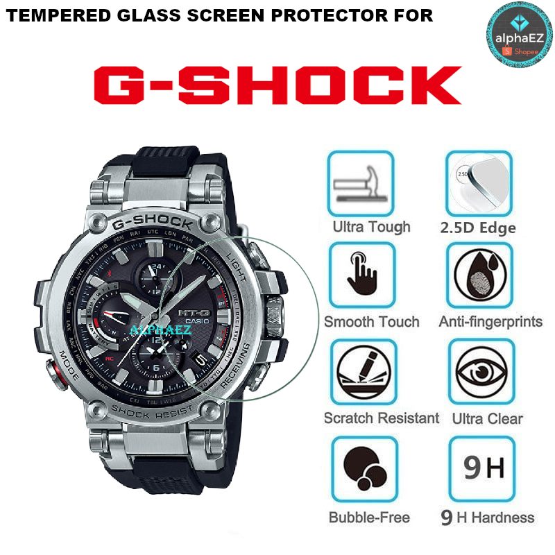 Casio G-Shock MTG-B1000-1A Series 9H Watch Glass Screen Protector ...