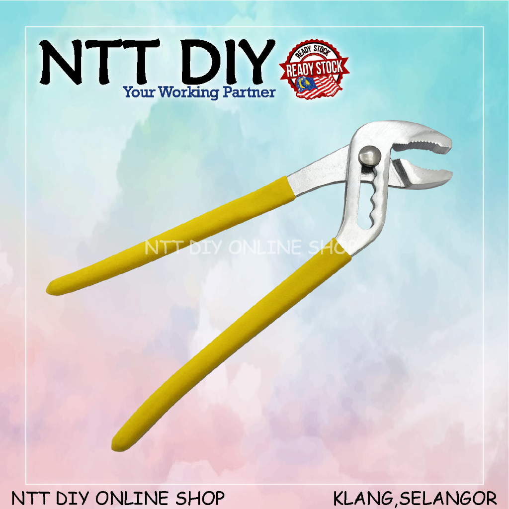 NTT DIY Water Pump Plier / Monkey Plier 9" [ Ready Stock ] | Shopee ...