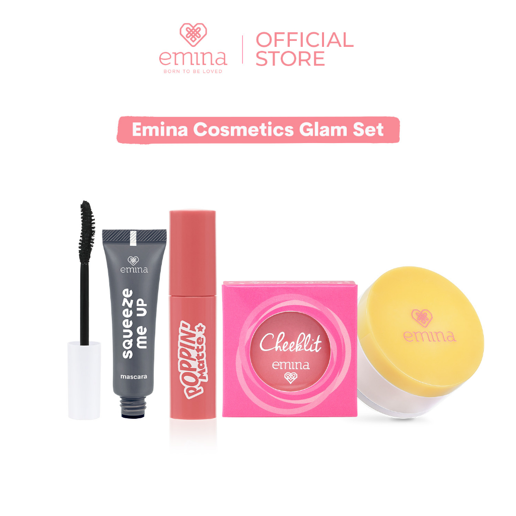 Malaysia Emina Cosmetics Glam Set | Shopee Malaysia