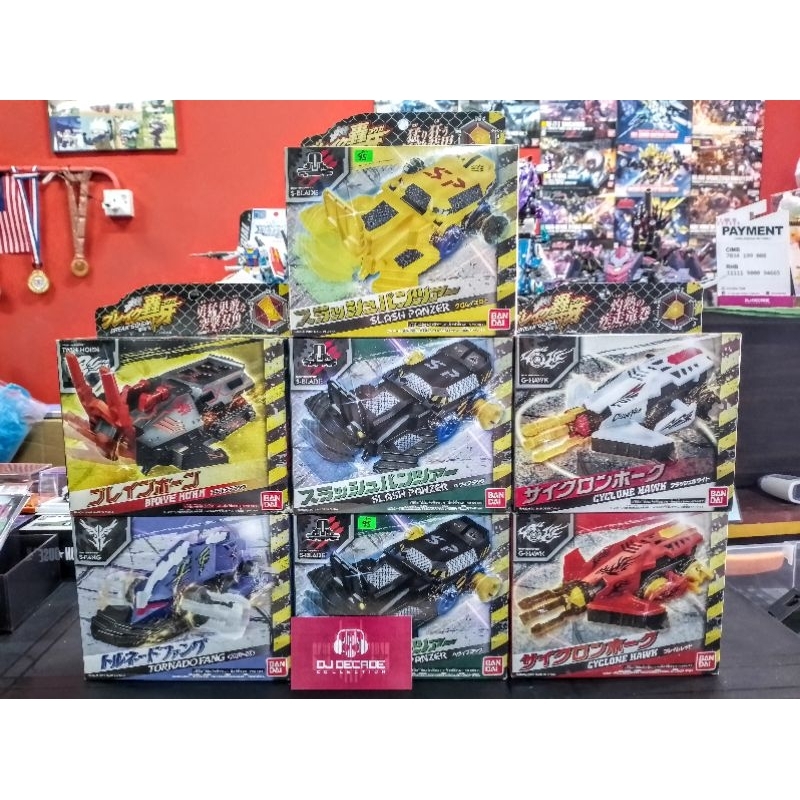 🇯🇵BANDAI🇯🇵BREAK GO GA‼️CYCLONE HAWK SLASH PANZER TORNADO FANG BRAVE ...