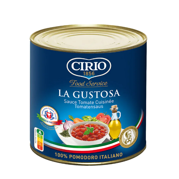 CIRIO La Gustosa Tomato Pasta Sauce / Sos Pasta Tomato 2.55KG | Shopee ...