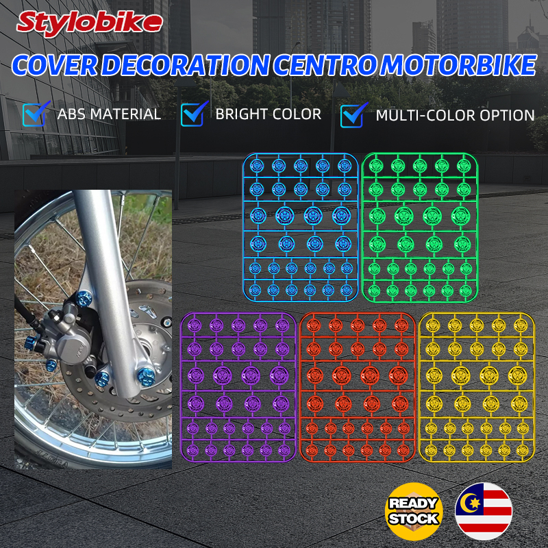 TITANIUM 30PCS SET TITANIUM & SILVER & BLUE SCREW CAP COVER NUT SKRU ...
