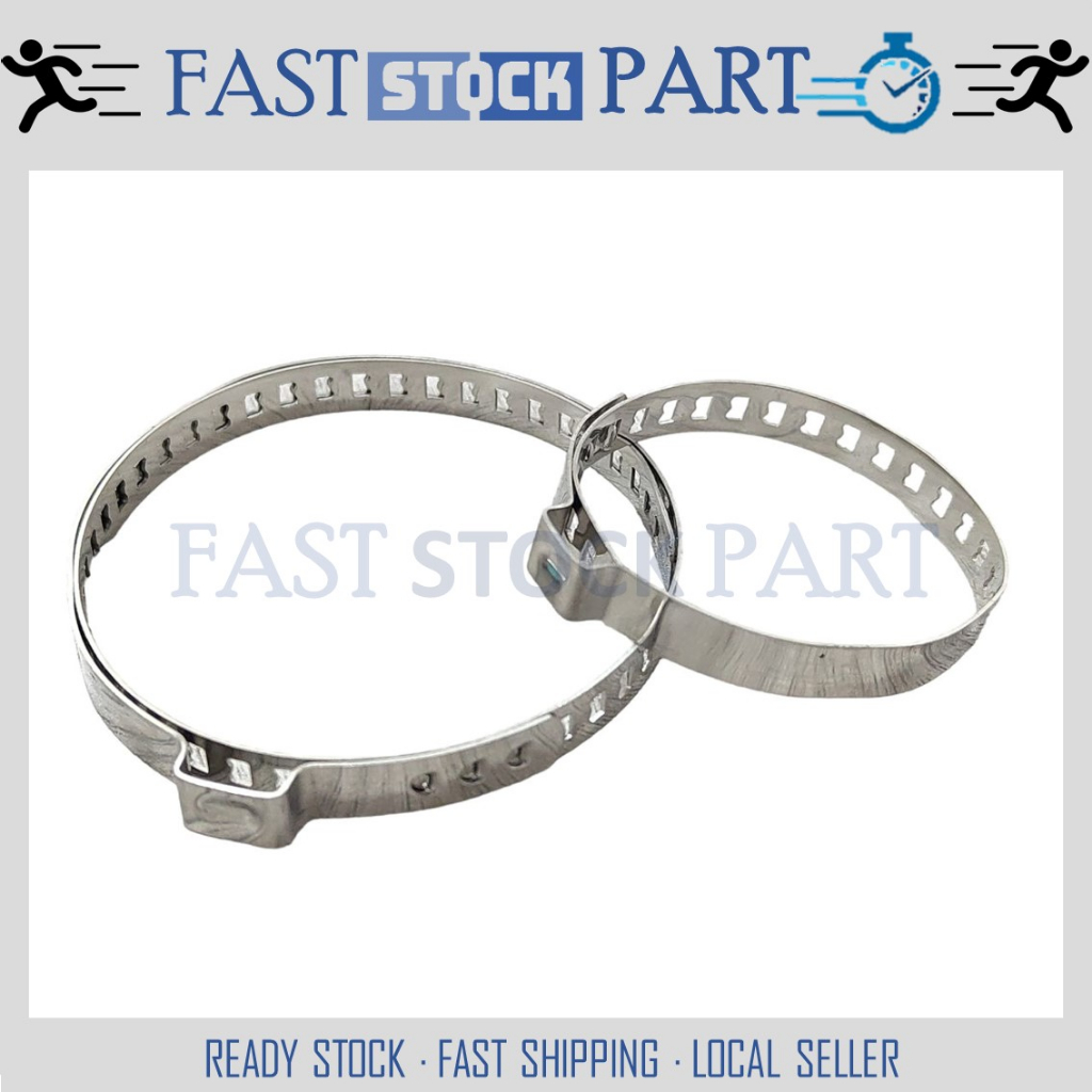 1SET 2PCS UNIVERSAL CLIP ADJUSTABLE STAINLESS STEEL / NORMAL DRIVER ...